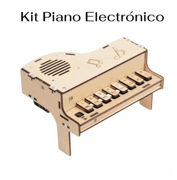PROYECTO/KIT PIANO ELECTRÓNICO (PARA ARMAR) - edutronicas